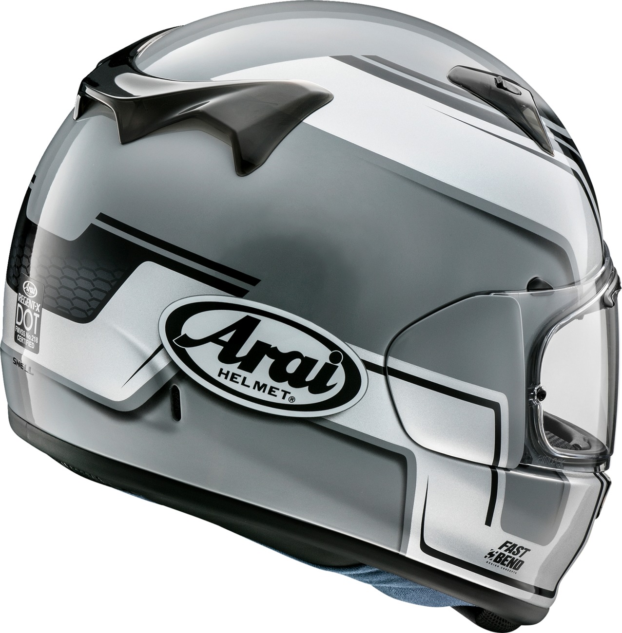 Arai Regent-X Bend Helmet Silver 2XL - Pipe City